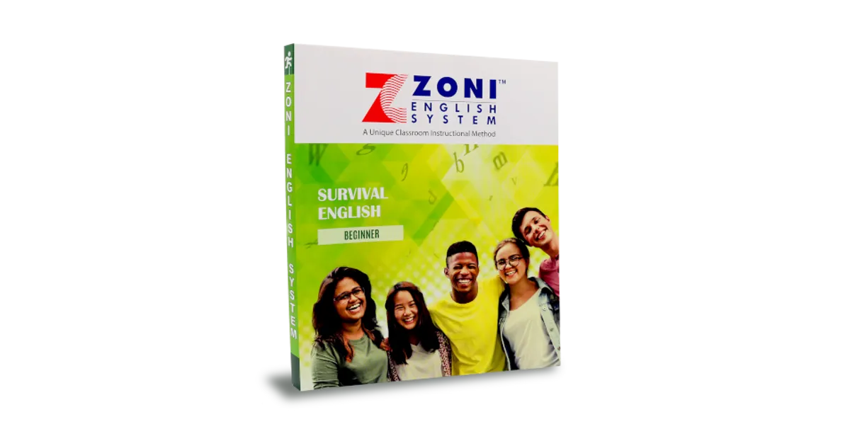 Zoni English System - ESL Book, Beginner zero: Survival English