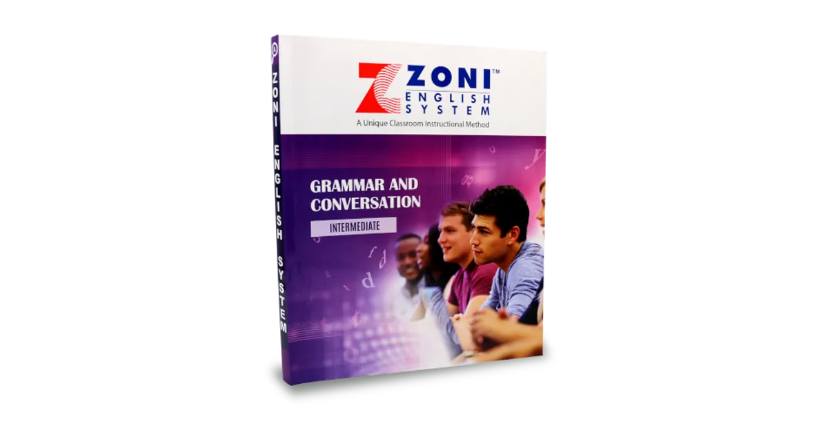 Zoni English System - ESL Book, Intermediate: Grammar and Conversation